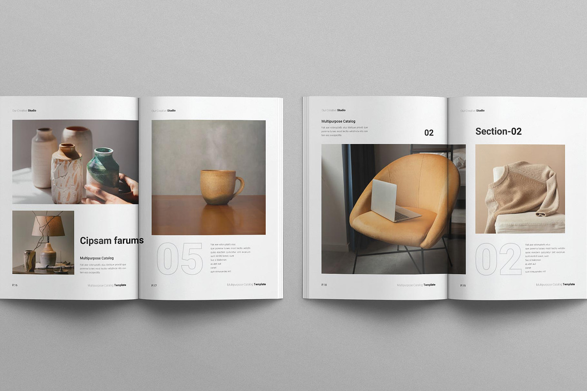 Multipurpose Catalog Template, a Brochure Template by TemplatesForest
