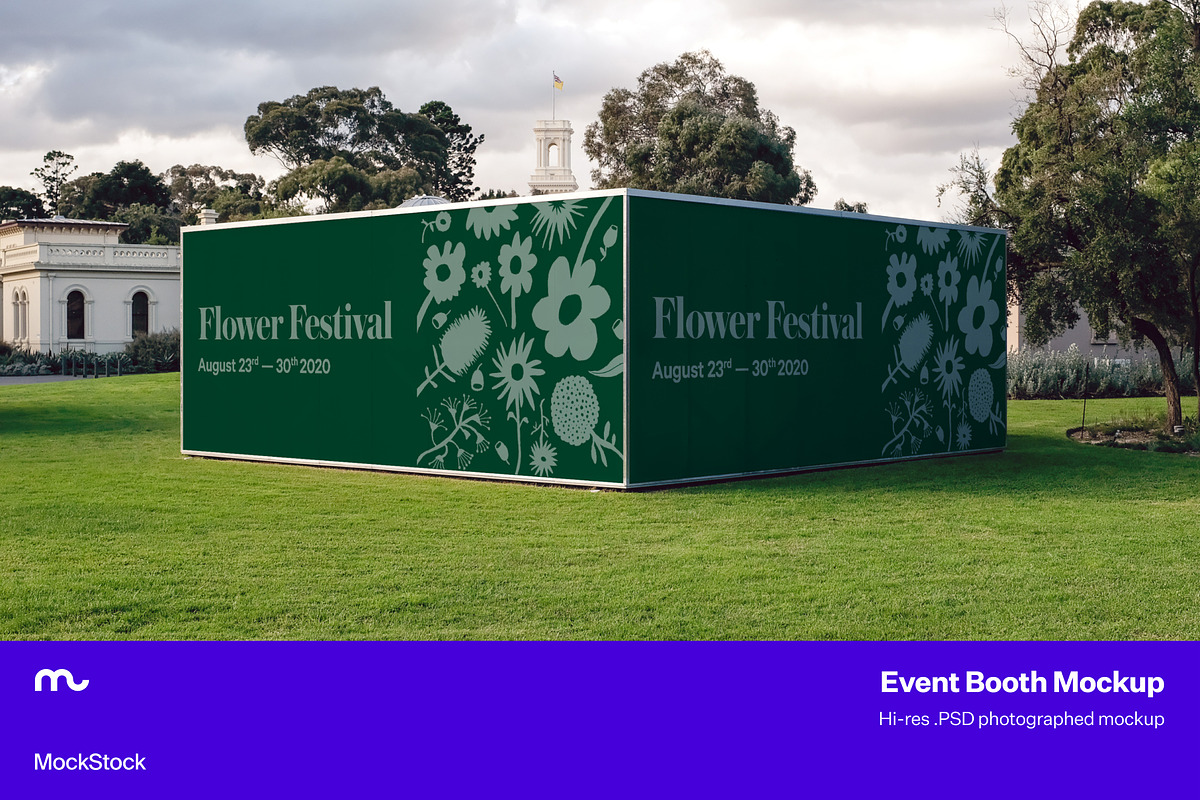 Outdoor Event Booth Mockup, a Product Mockup by mockstock
