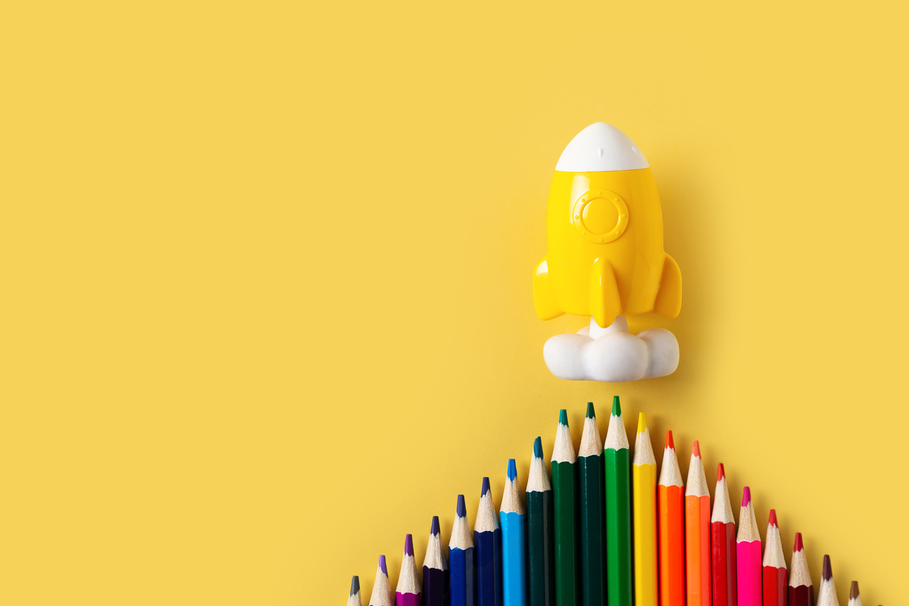 Back to school theme with colorful p, a School & Education Photo by ...