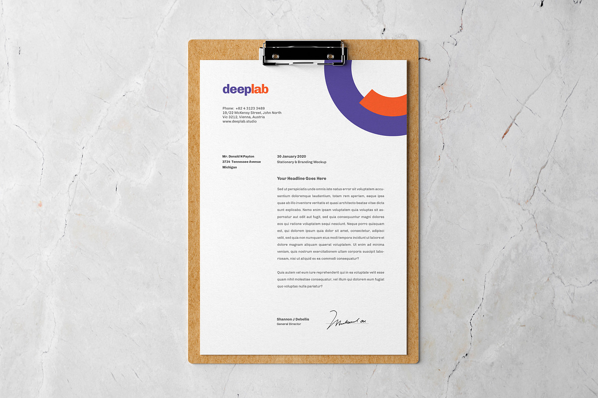 Clipboard Branding Mockup set, a Product Mockup by Deeplab