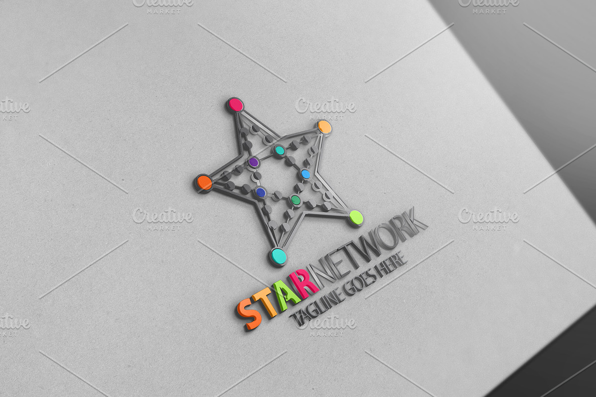 Star Network Logo, a Branding & Logo Template by Josuf Media