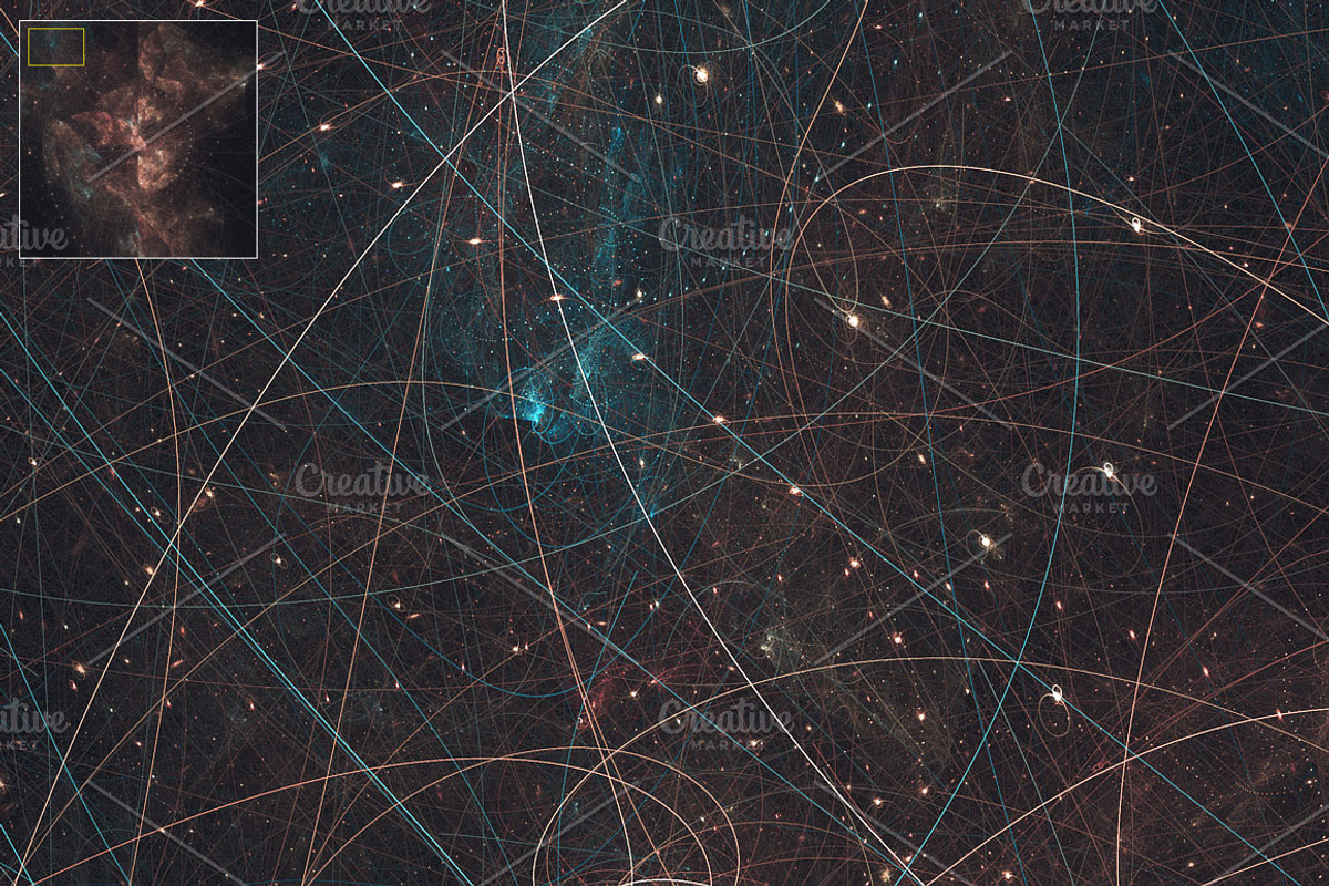 Galactic Network, an Illustration by Neo Ink Design