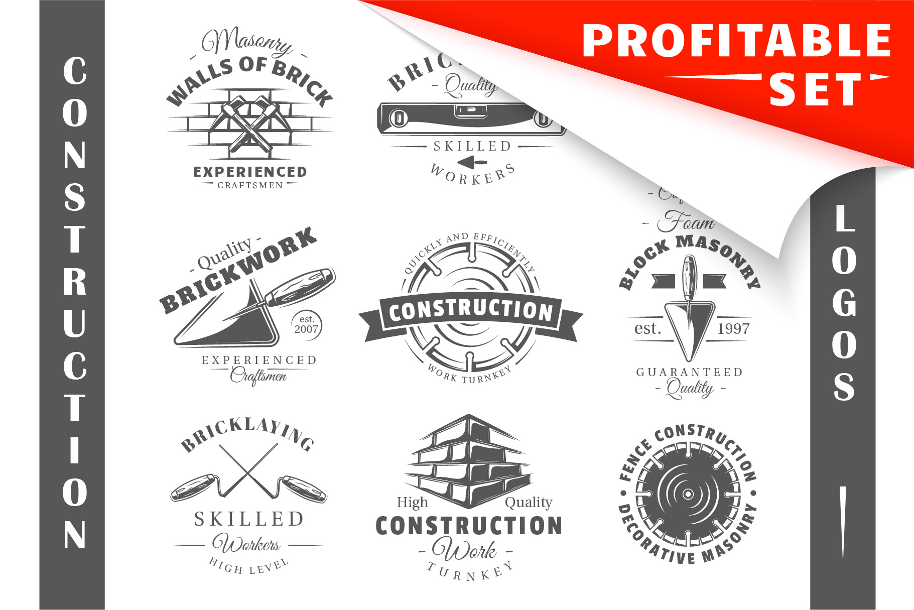 18 Construction Logos Templates, a Branding & Logo Template by Art Design