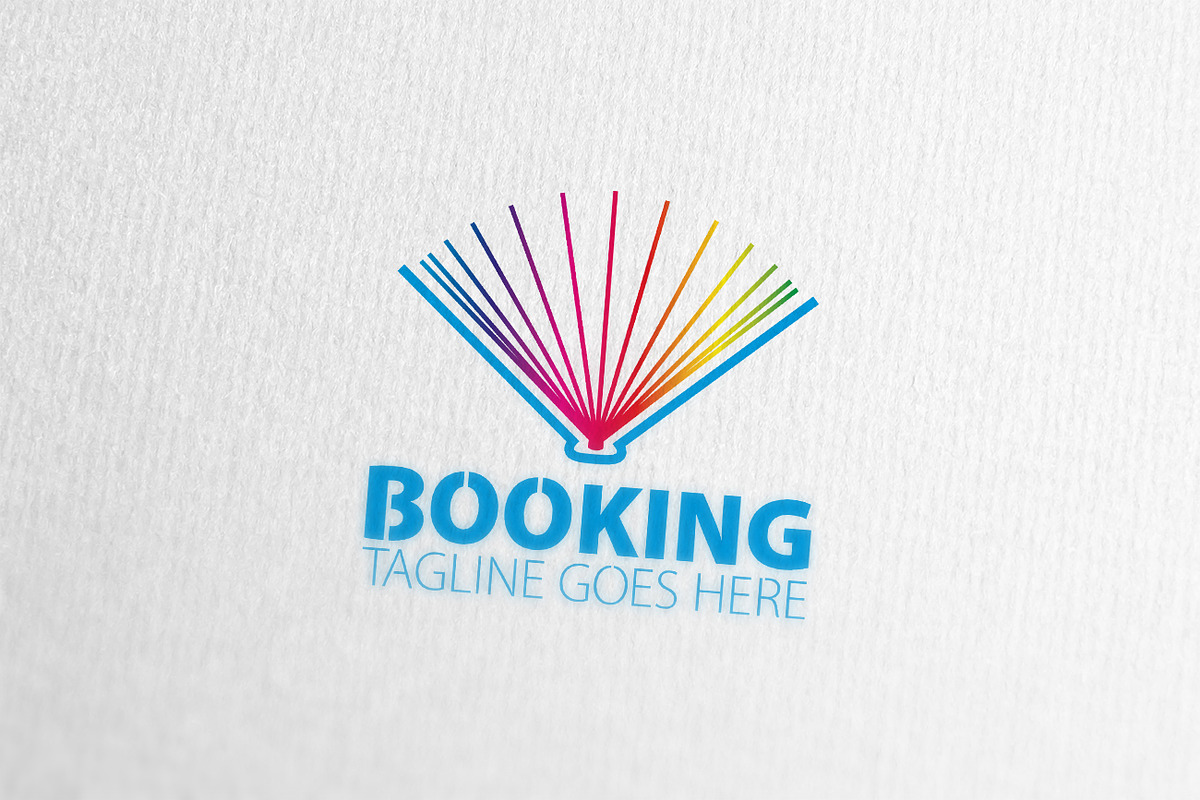 Book Logo, a Branding & Logo Template by essegraphic