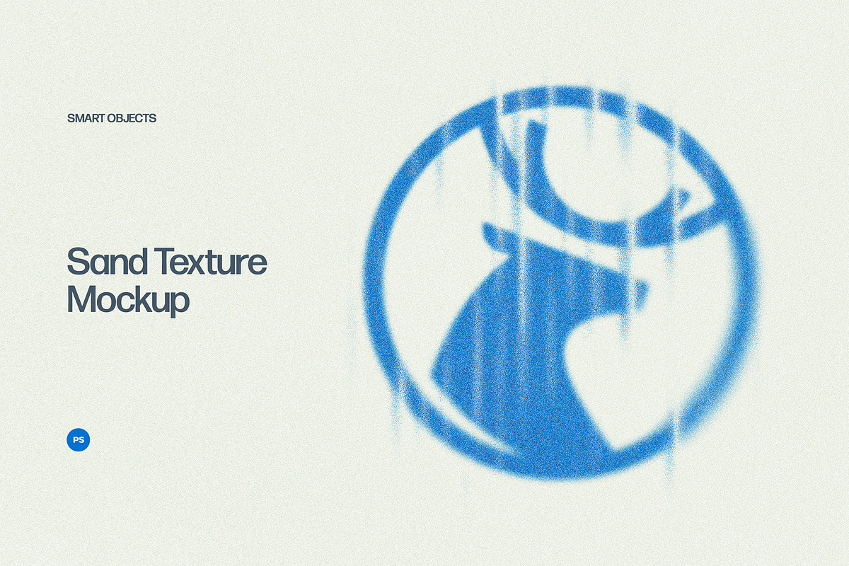 Download Sand Texture Logo Mockup