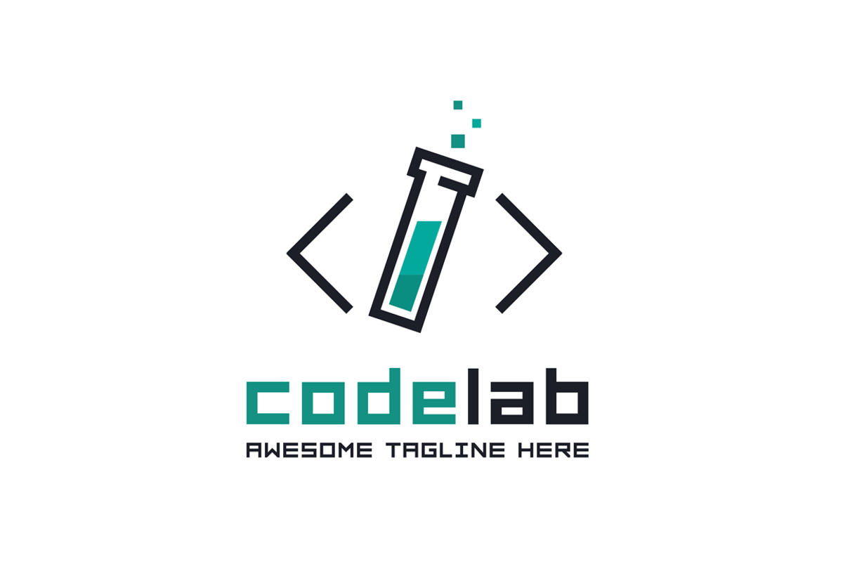 Code Lab Logo Template, a Branding & Logo Template by Rekisaurus