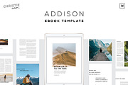 Addison Ebook Template, a Magazine Template by Christie Evenson ...