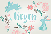 Koyon, a Handwritten Font by Visio studio