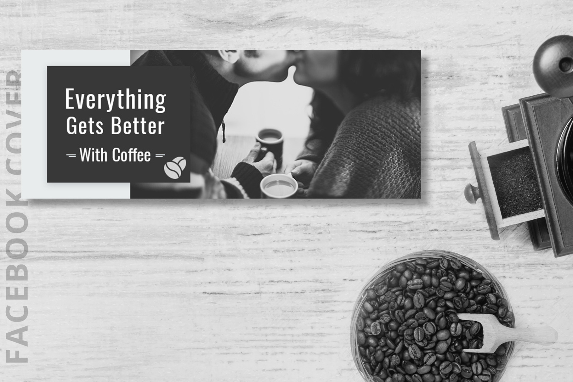 Facebook Cover For Coffee Shop, a Social Media Template by MotoCMS ...