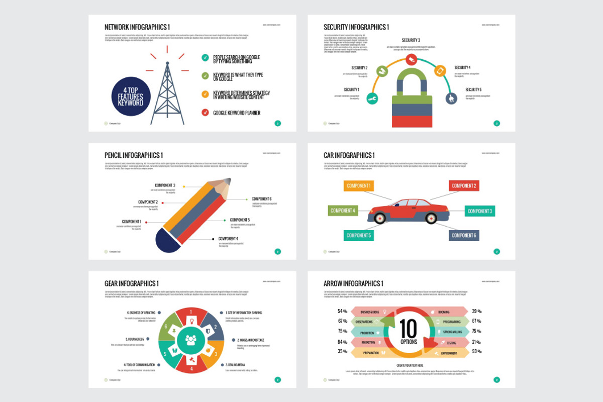 INFOGRAPHIC V2 - Keynote Template, a Presentation Template by Shafura ...