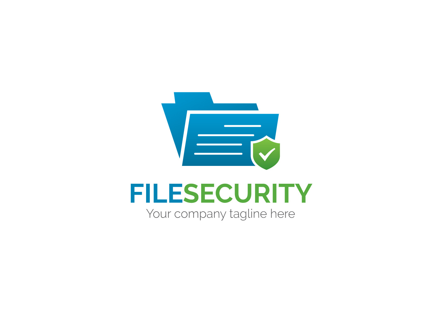 File Security Logo, a Branding & Logo Template by XpertgraphicD