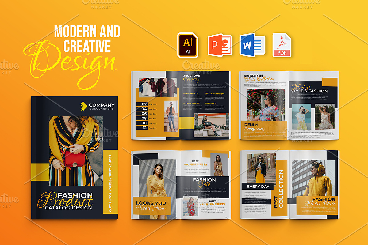 Modern Fashion Product Catalog
