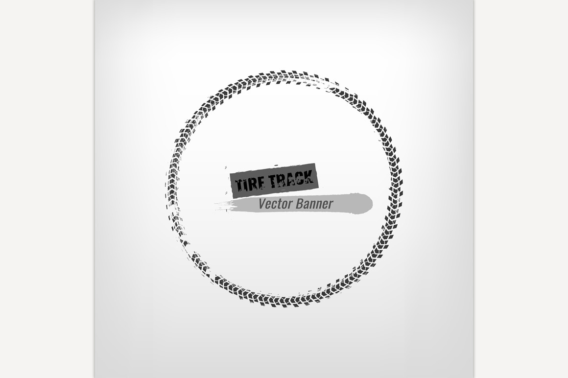 Tire Grunge Frame, a Texture Illustration by Anna's Shop