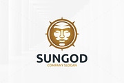 Sun God Logo Template, a Branding & Logo Template by LOGOMAGINE