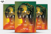 AFRO AFRICAN Flyer Template, a Flyer Template by WG DESIGN