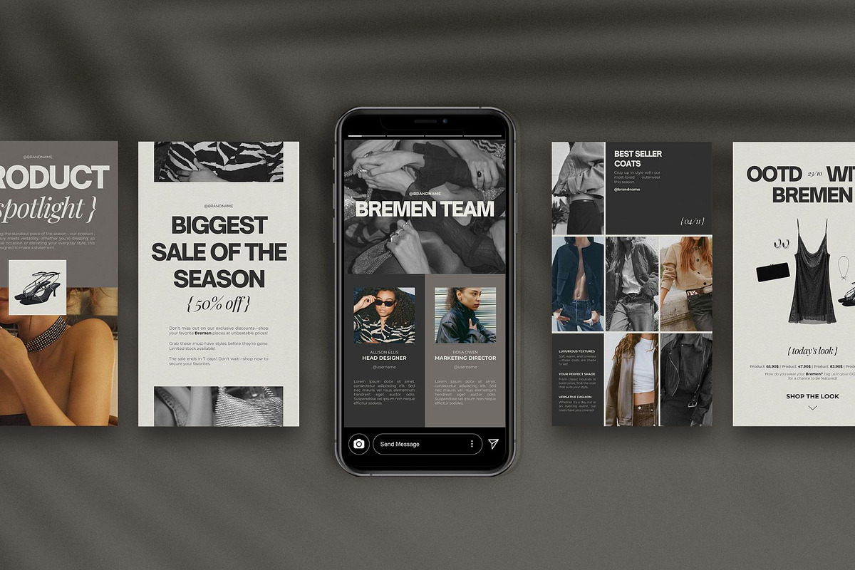 30 Instagram Canva Template Set | Amare Creative