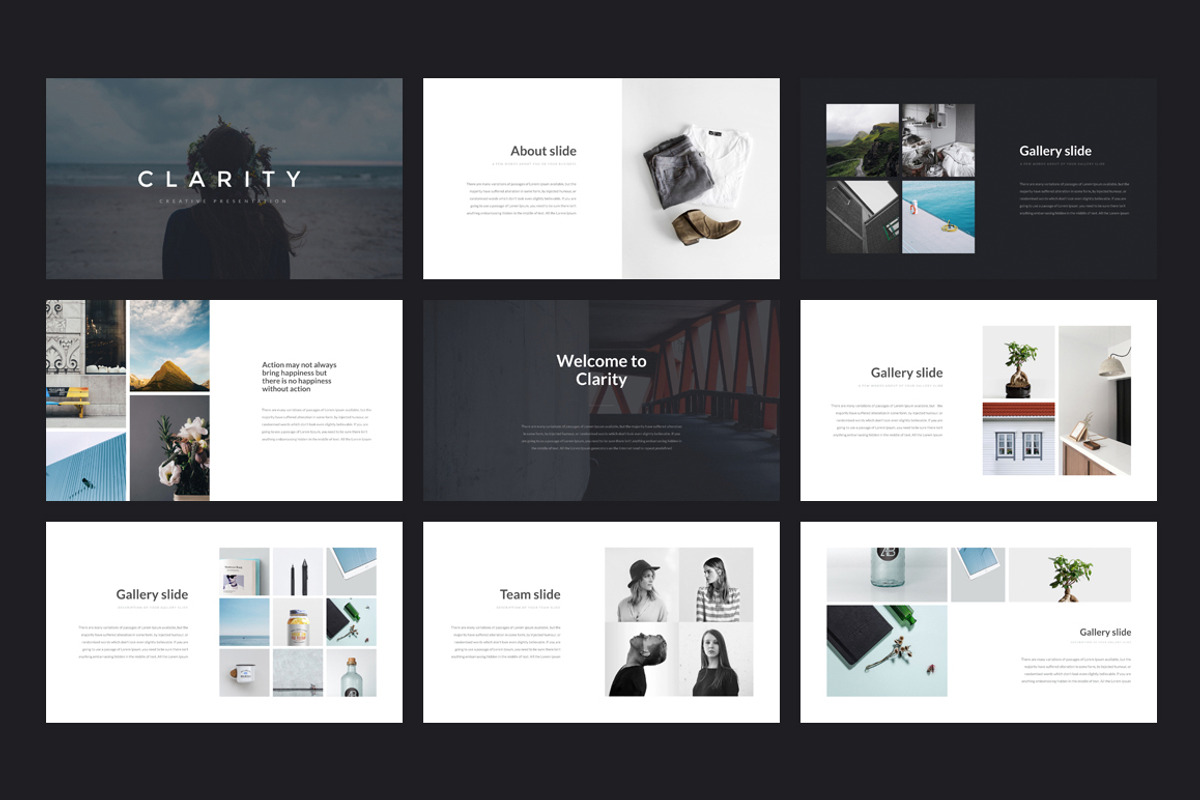 Clarity PowerPoint Template, a Presentation Template by Vladislav Muslakov