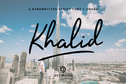 Khalid - Font with Swash, a Script Font by PuriCreative | Creative Market