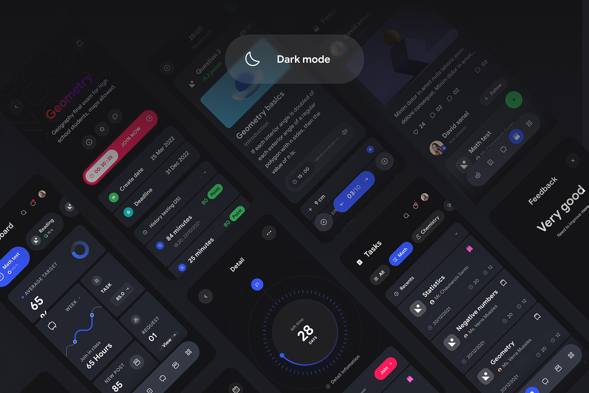 Edumy - Online Learning Mobile App, an UI Kit Template by Samlab