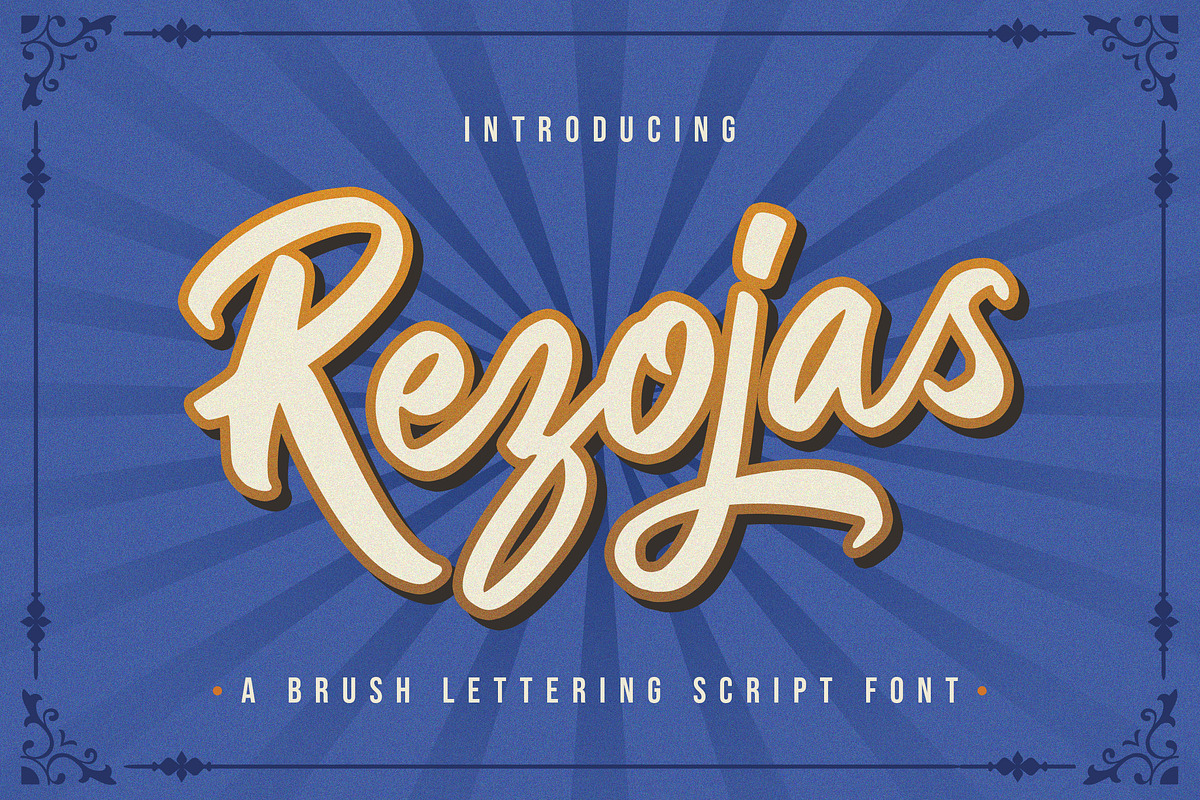 Rezojas - Bold Script Font, a Script Font by StringLabs