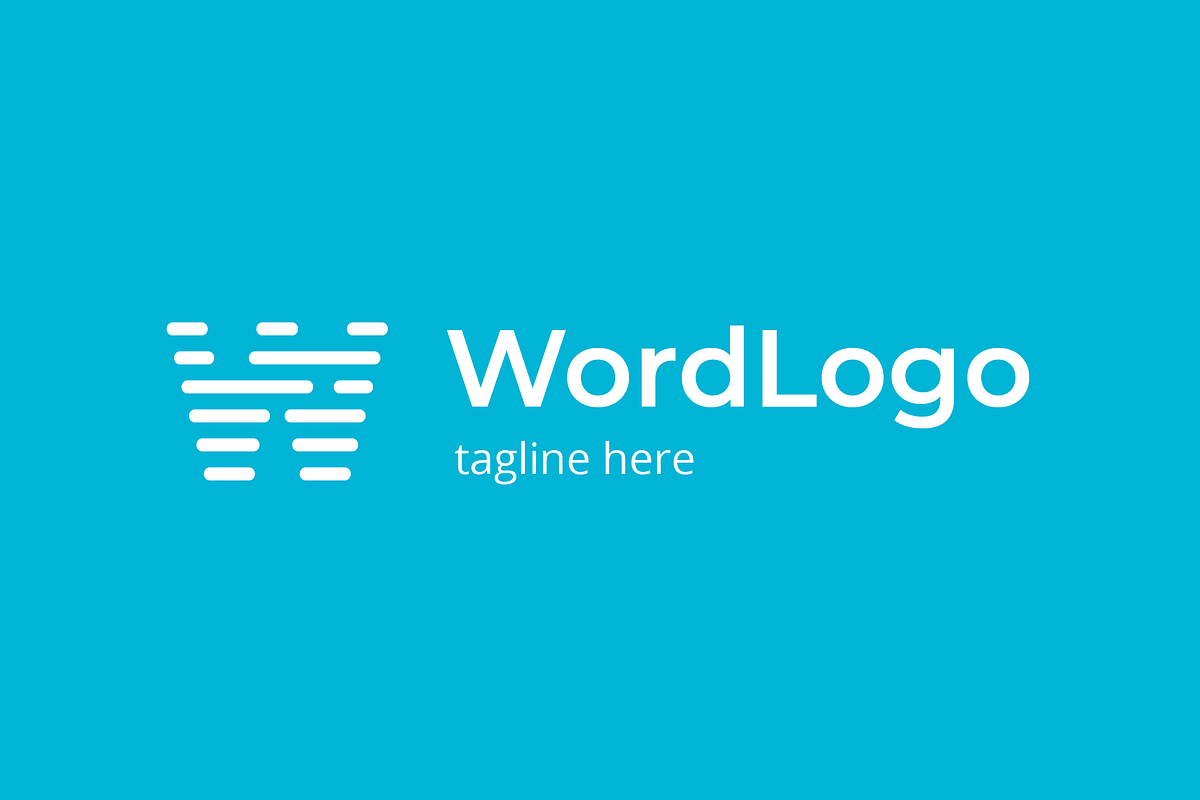 Word / W / Text Logo, a Branding & Logo Template by RocketArt ...