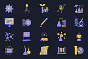 Science 3D icon pack