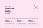 Laura | CV / resume template, a Resume Template by CV house
