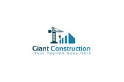 Giant Construction Logo Template, a Branding & Logo Template by Logo20