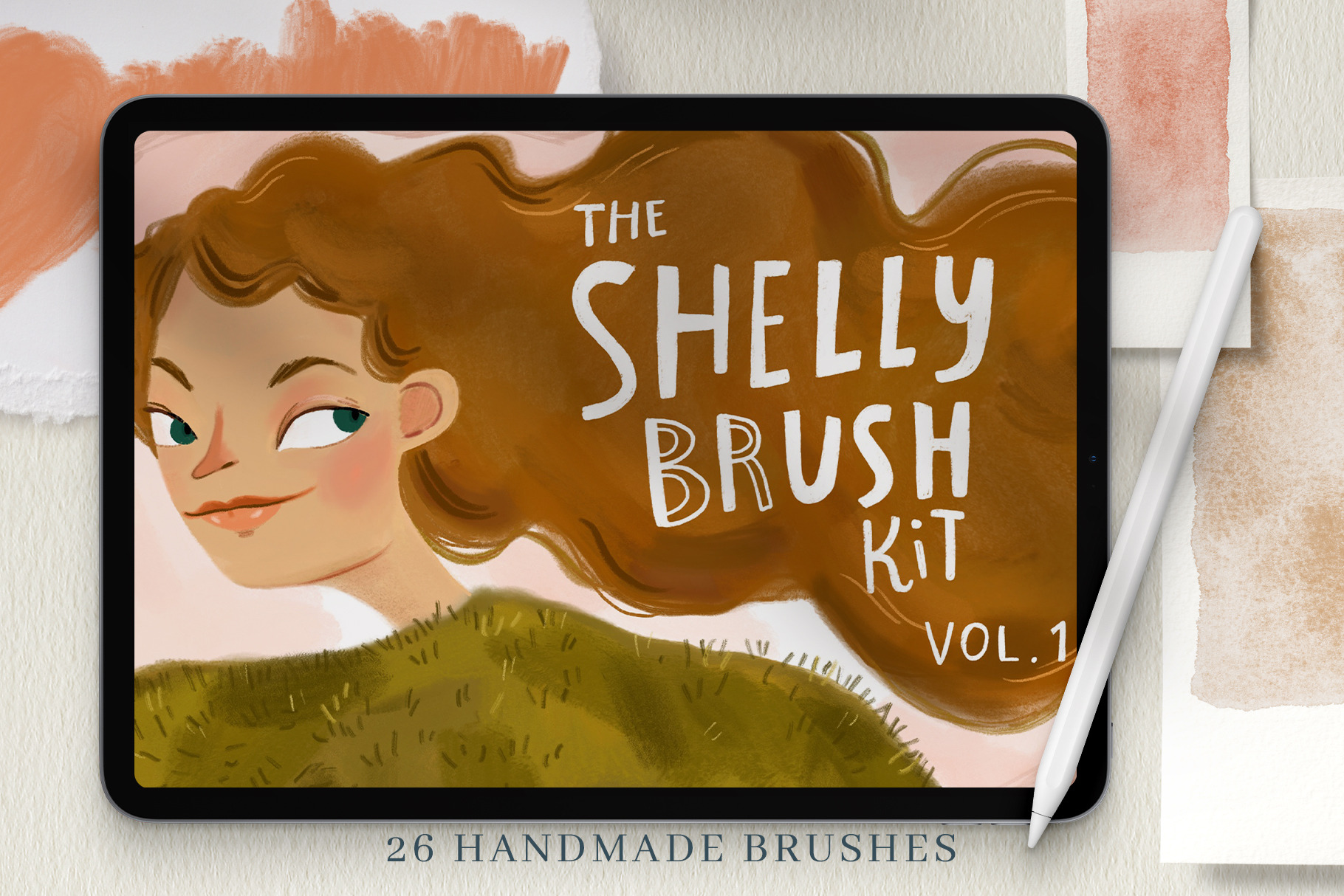 Realistic Digital Brushes Procreate, a Brush Add-On by Shelly Laslo ...