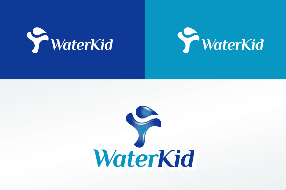 Water Kid, a Branding & Logo Template by emotions76