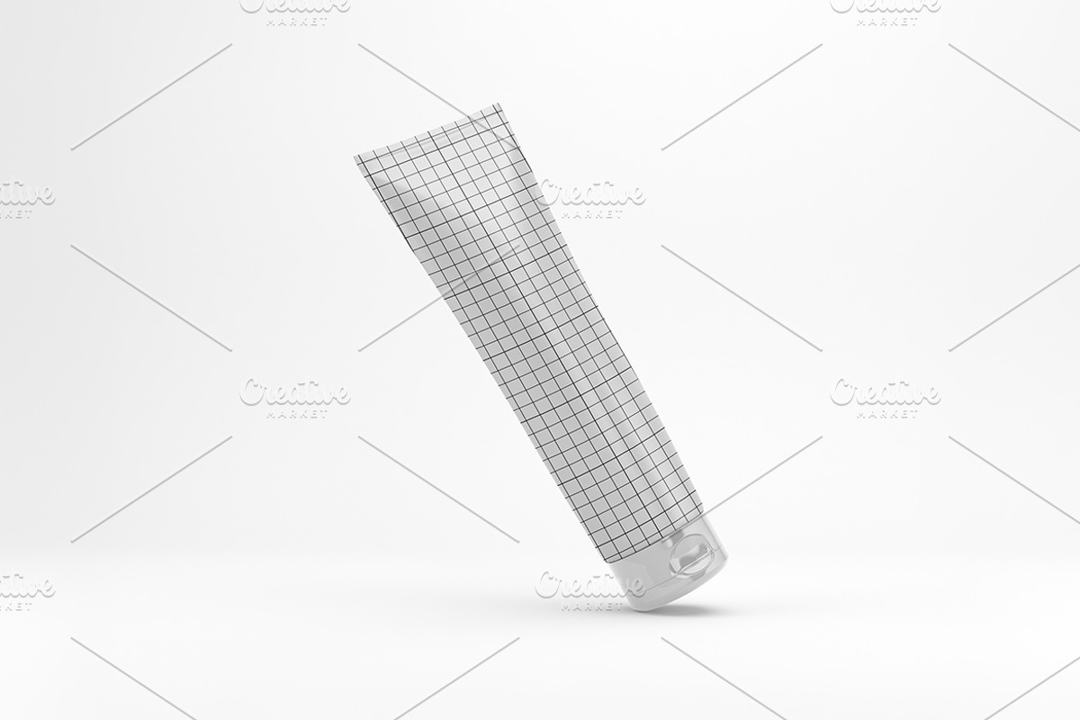 Cream Tube Mockup, a Packaging Mockup by Qaleb Studio