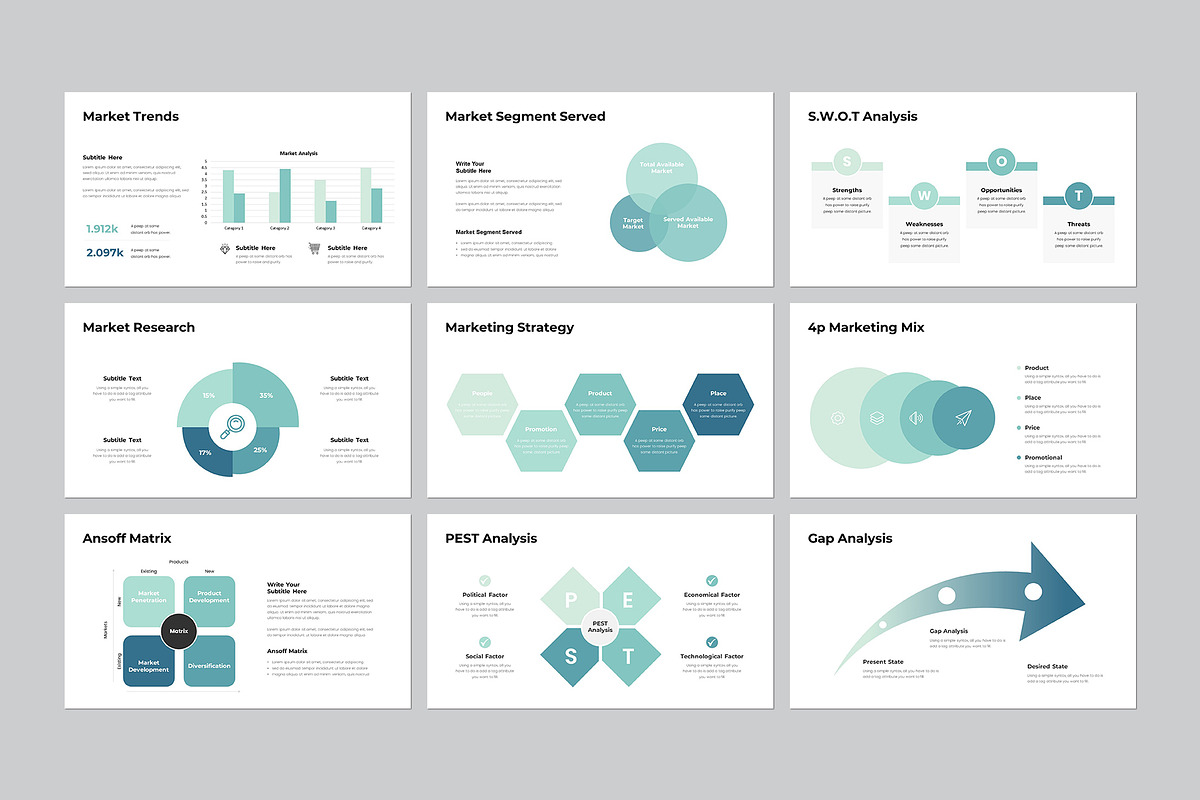 Marketing Plan Presentation Template, a Marketing Template by ...