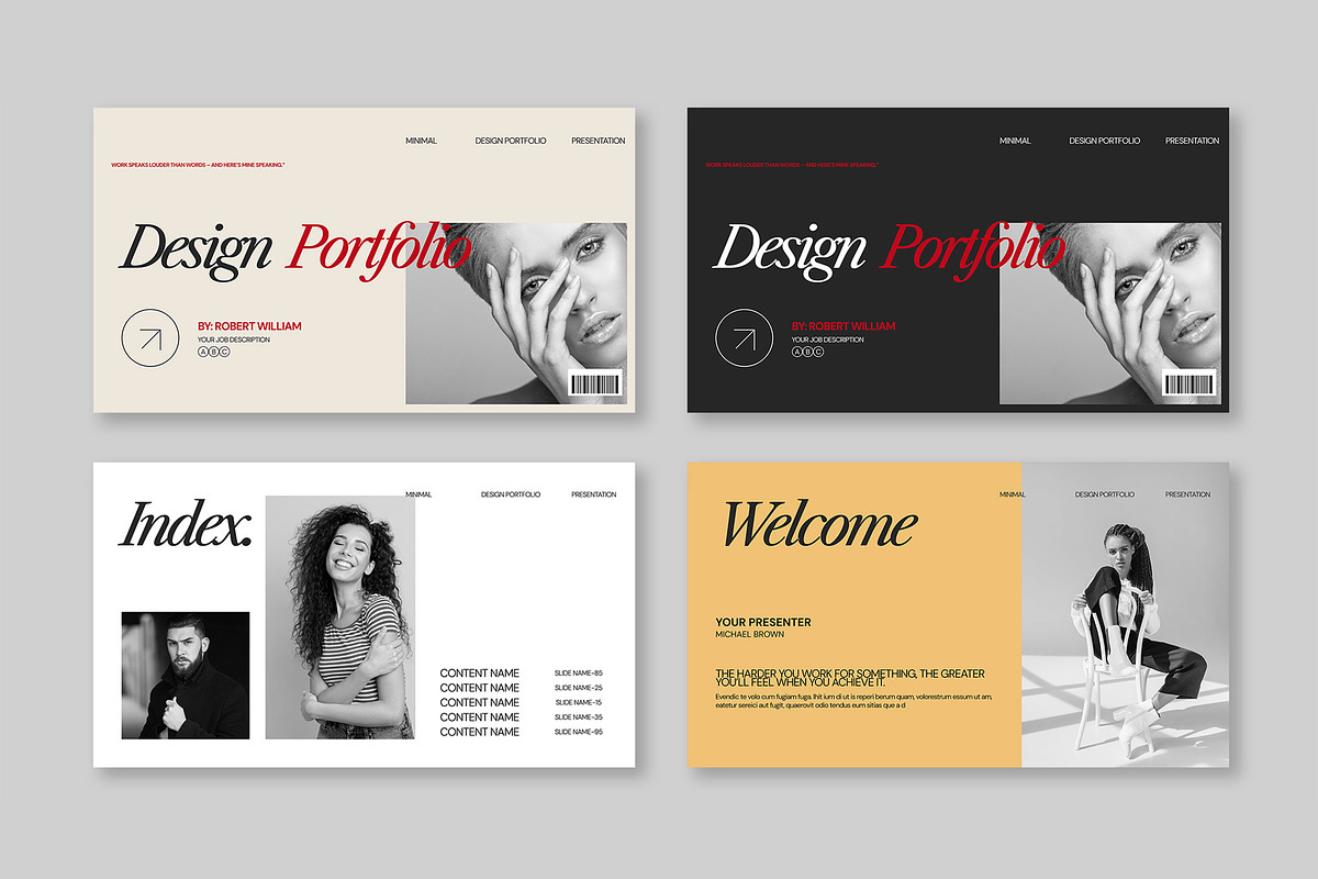 Design Portfolio Presentation