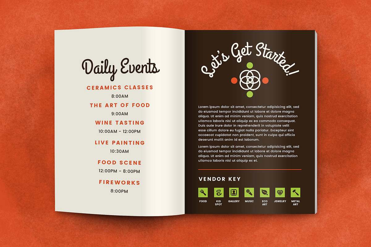 Special Event Promotional Passport, a Brochure Template by Hues of Hodges