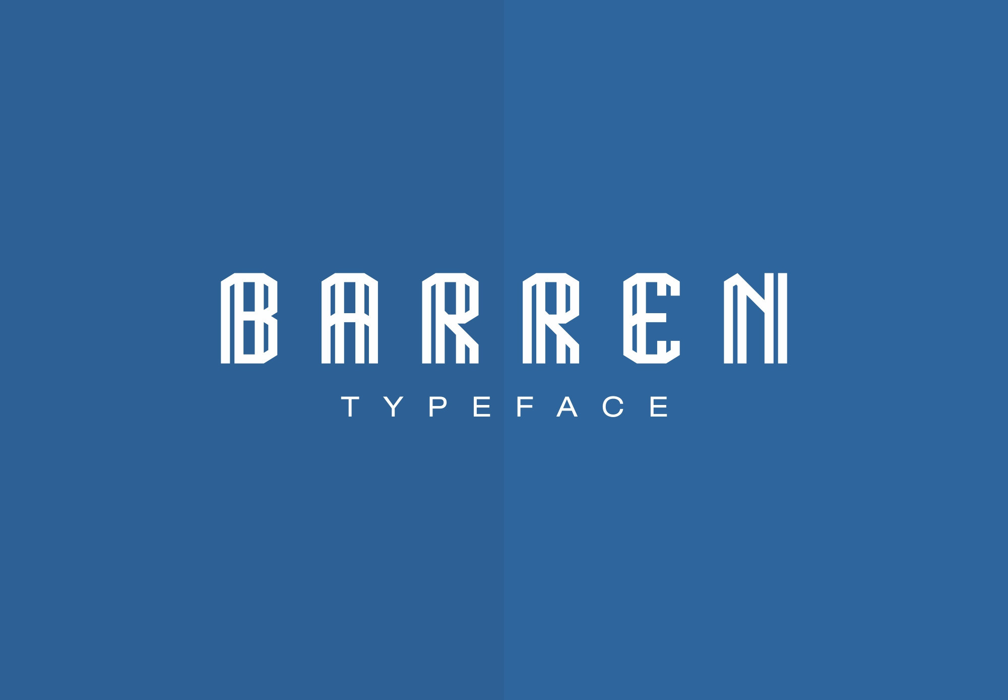 BARREN TYPEFACE, a Font by ZEILE Type Foundry