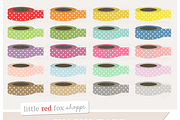 Polka Dot Washi Tape Clipart, a Decorative Illustration by Little Red ...
