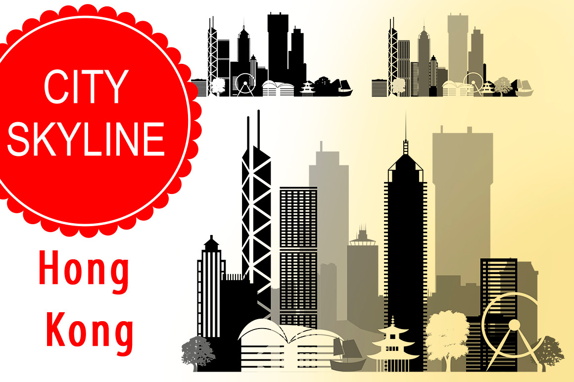 Hong Kong vector, an Illustration by DimShop