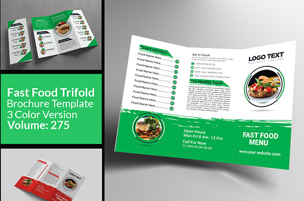 Food Menu Template, a Brochure Template by MRI STUDIO