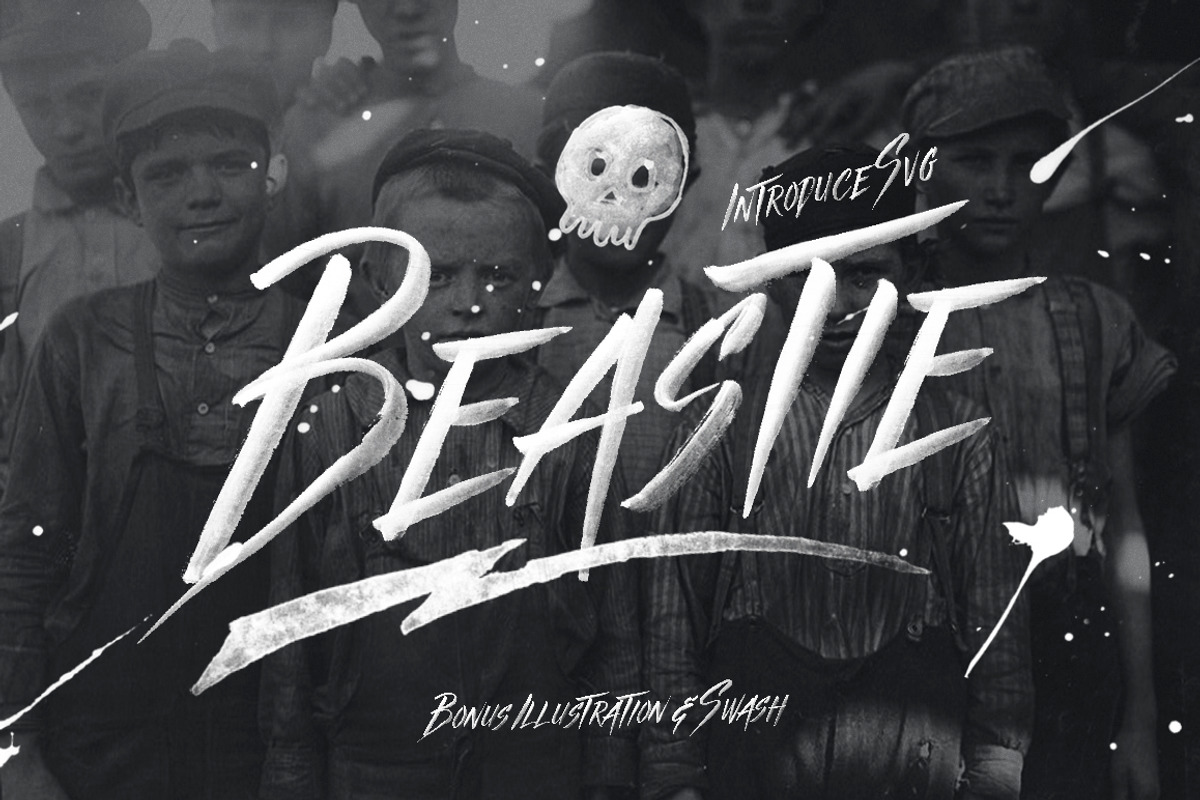 Beast SVG font & Graphics Pack, a Font by Fortunes Co