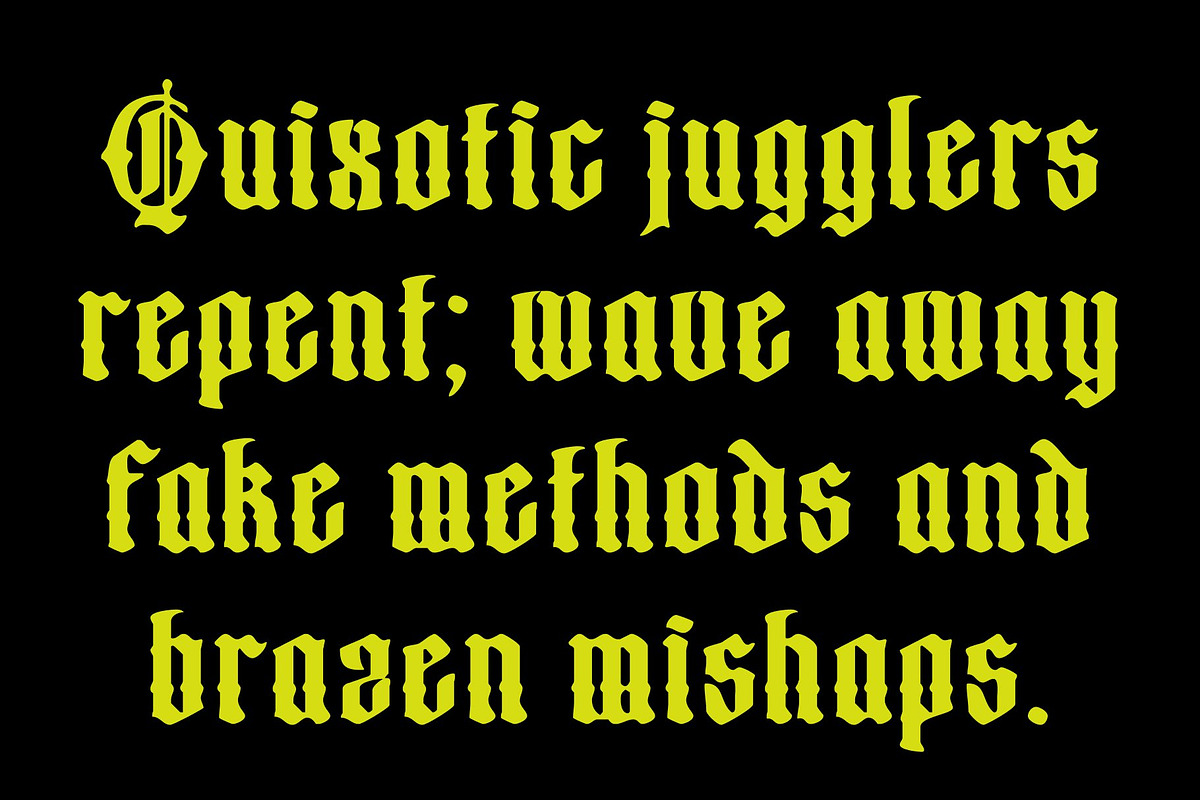 CS Ruslan Drawn–Ornamental Old English