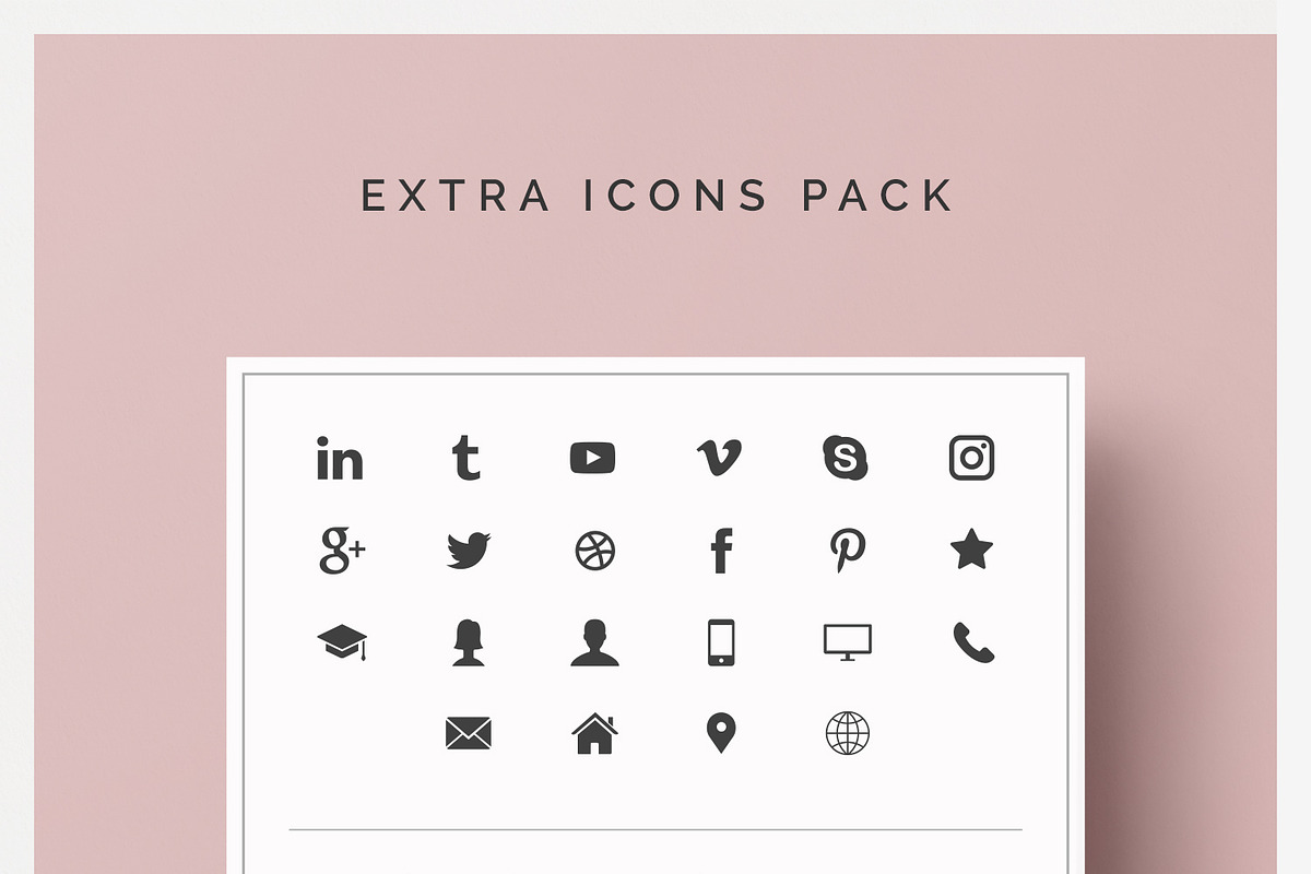 Resume Template Kit, a Resume Template by DemeDesign