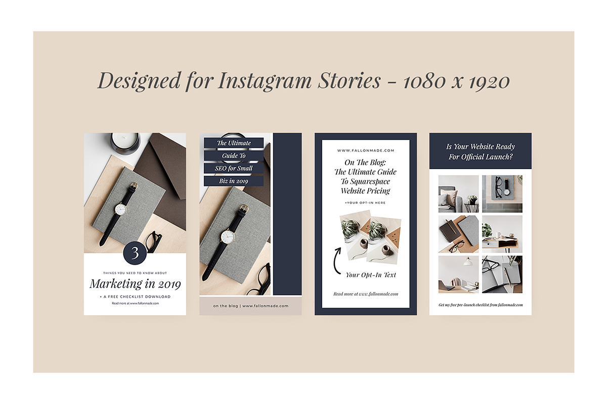 Amelia - Instagram Story Templates, a Social Media Template by Fallon Gerst