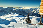 Alpine cable car station, a Transportation Photo by Alpine Dreams