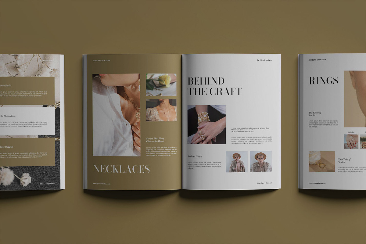 Jewelry Product Catalog, a Magazine Template by Haps Space