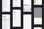 iOS12 GUI KIT, an UI Kit Template by Ui Markets | Creative Market