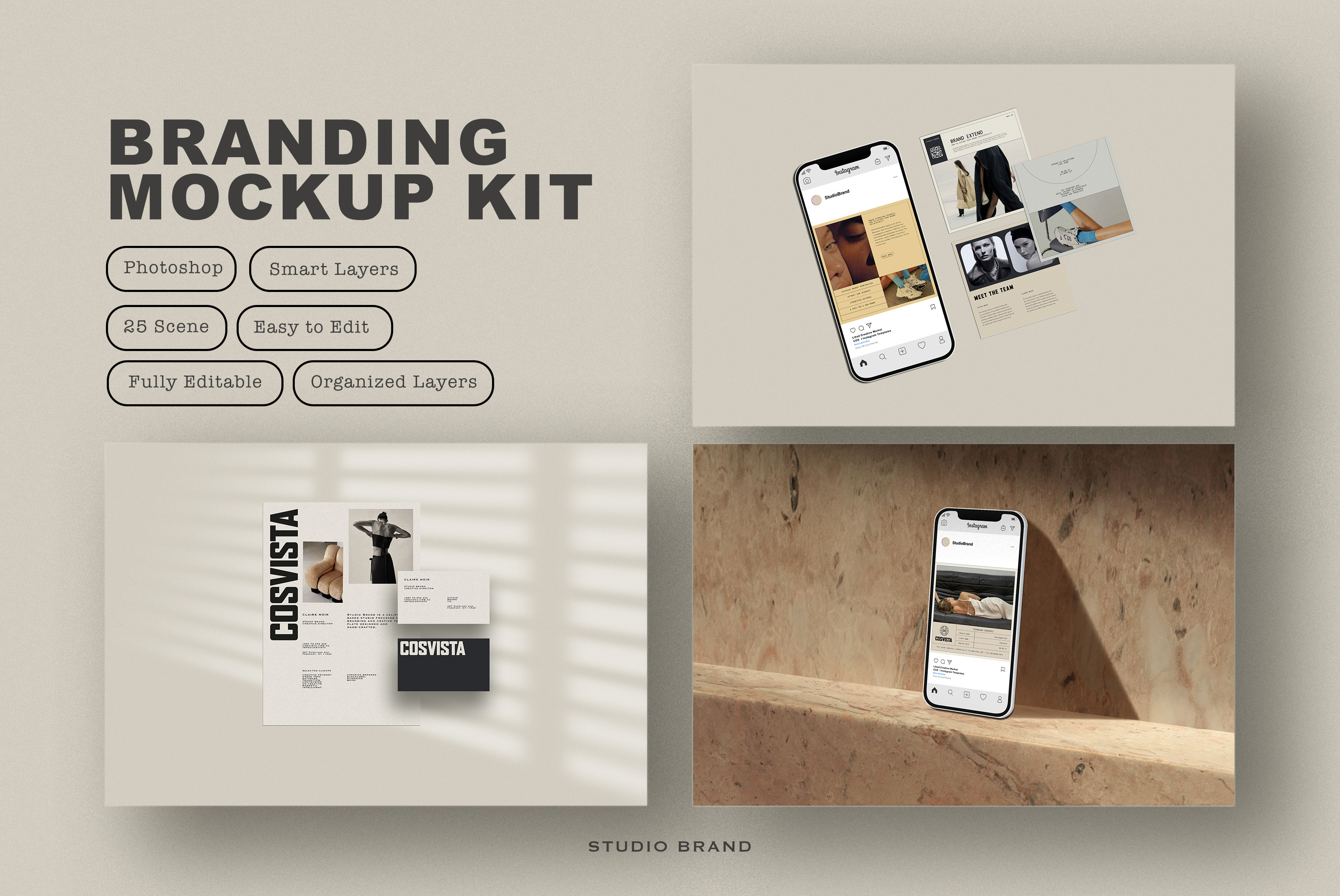 COS I Branding Mockup Kit, a Product Mockup by Studio Brand