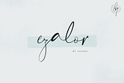 Ezalor Script, a Script Font by vuuuds