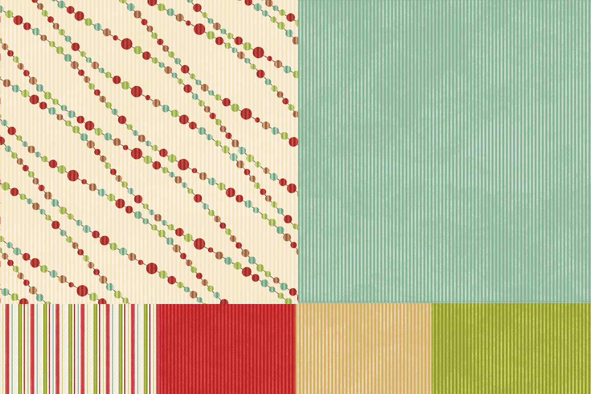 Joyful Christmas Mega Digital Paper-, an Object Graphic by Captured and ...
