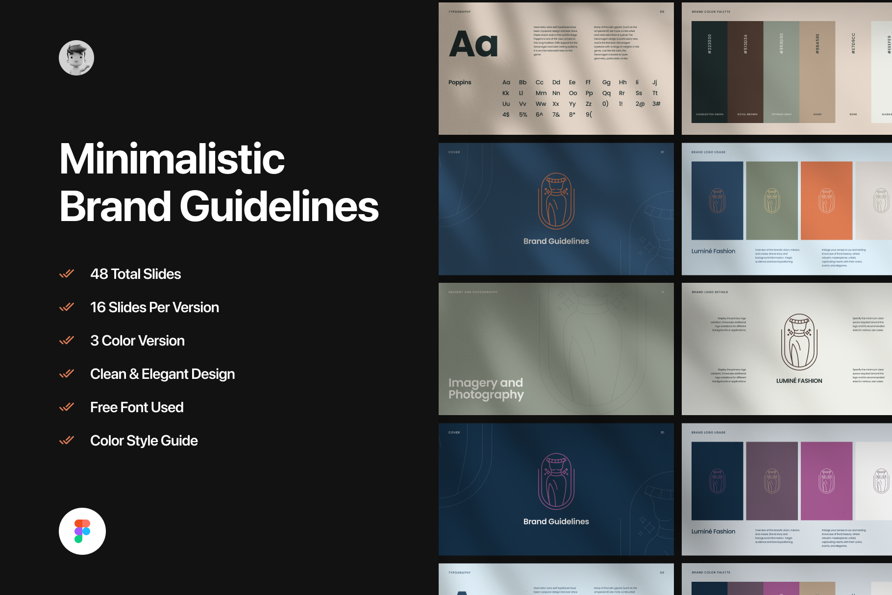 Figma Minimalistic Brand Guidelines