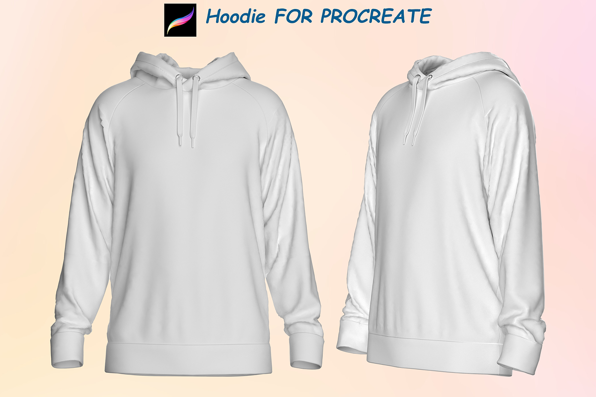 3d Hoodie For Procreate, a Brush Add-On by Procreate3dStore